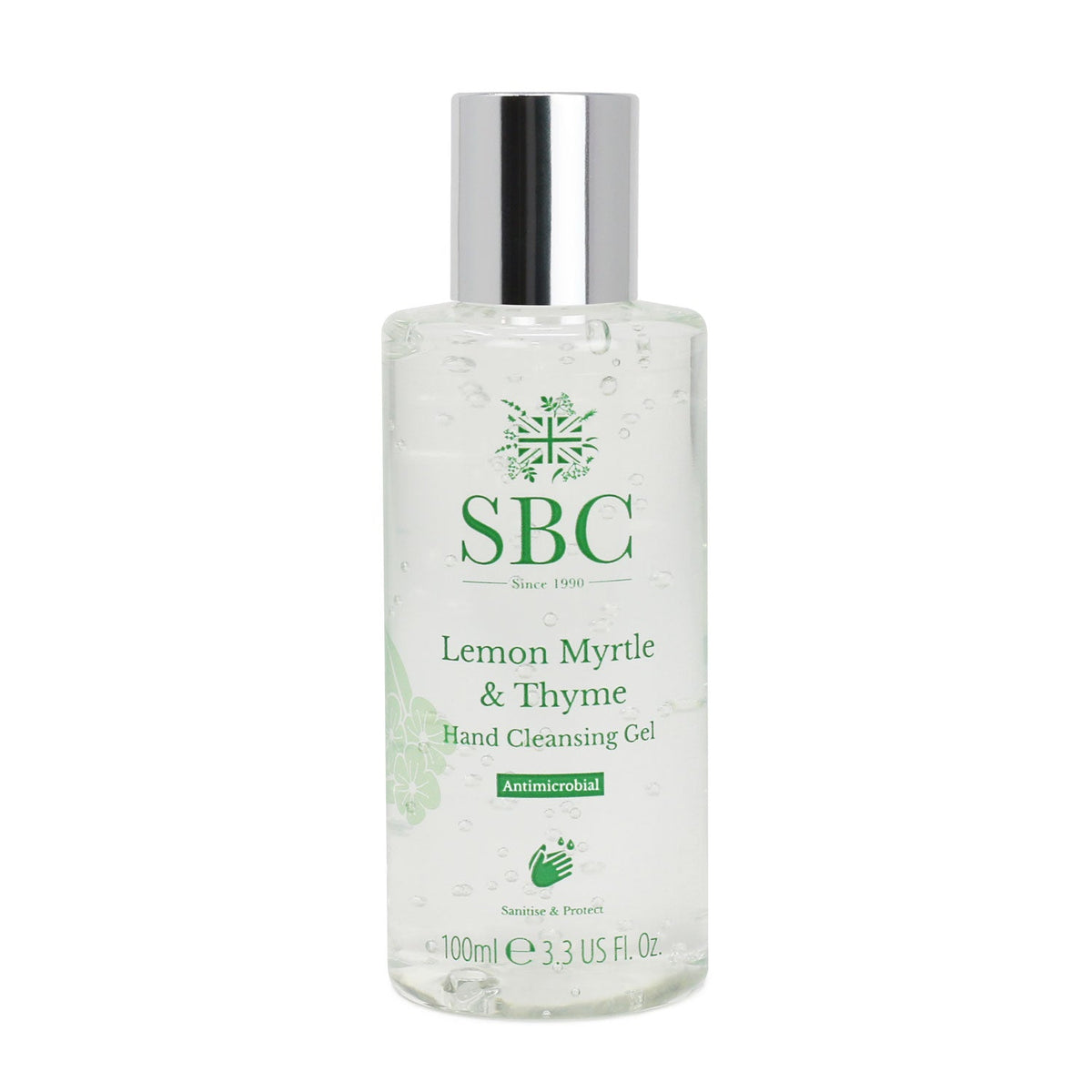 Lemon Myrtle & Thyme Hand Cleansing Gel - SBC SKINCARE
